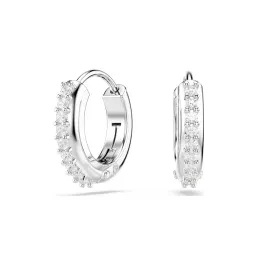Swarovski Matrix Hoop Earrings Stainless Steel 5690670 - Dit
