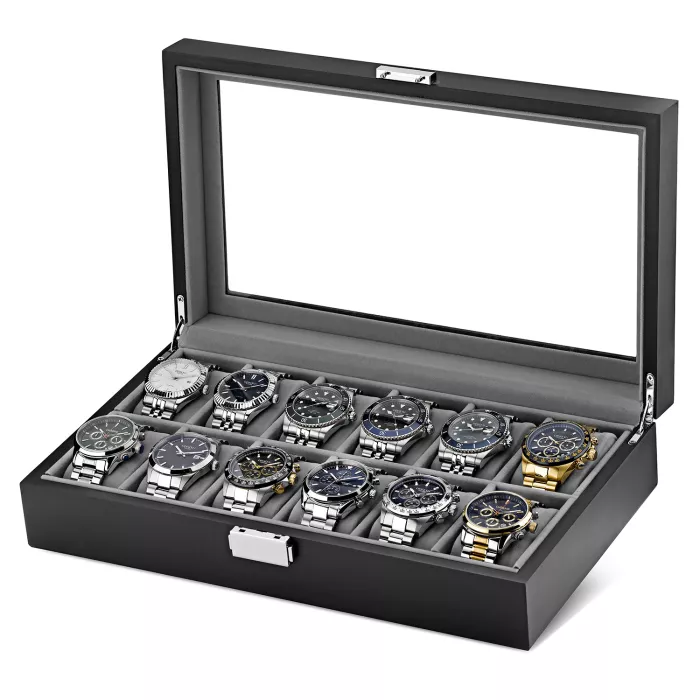 Ditur Watch box incl. 4 optional watches Black Wood KXD0495